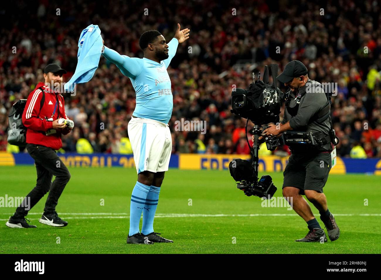 Sky Sports commentator and former Manchester City player Micah Richards ...