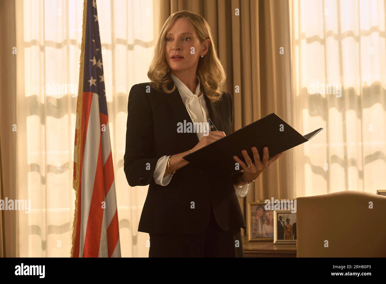 RED, WHITE & ROYAL BLUE, Uma Thurman, 2023. ph: Jonathan Prime ...