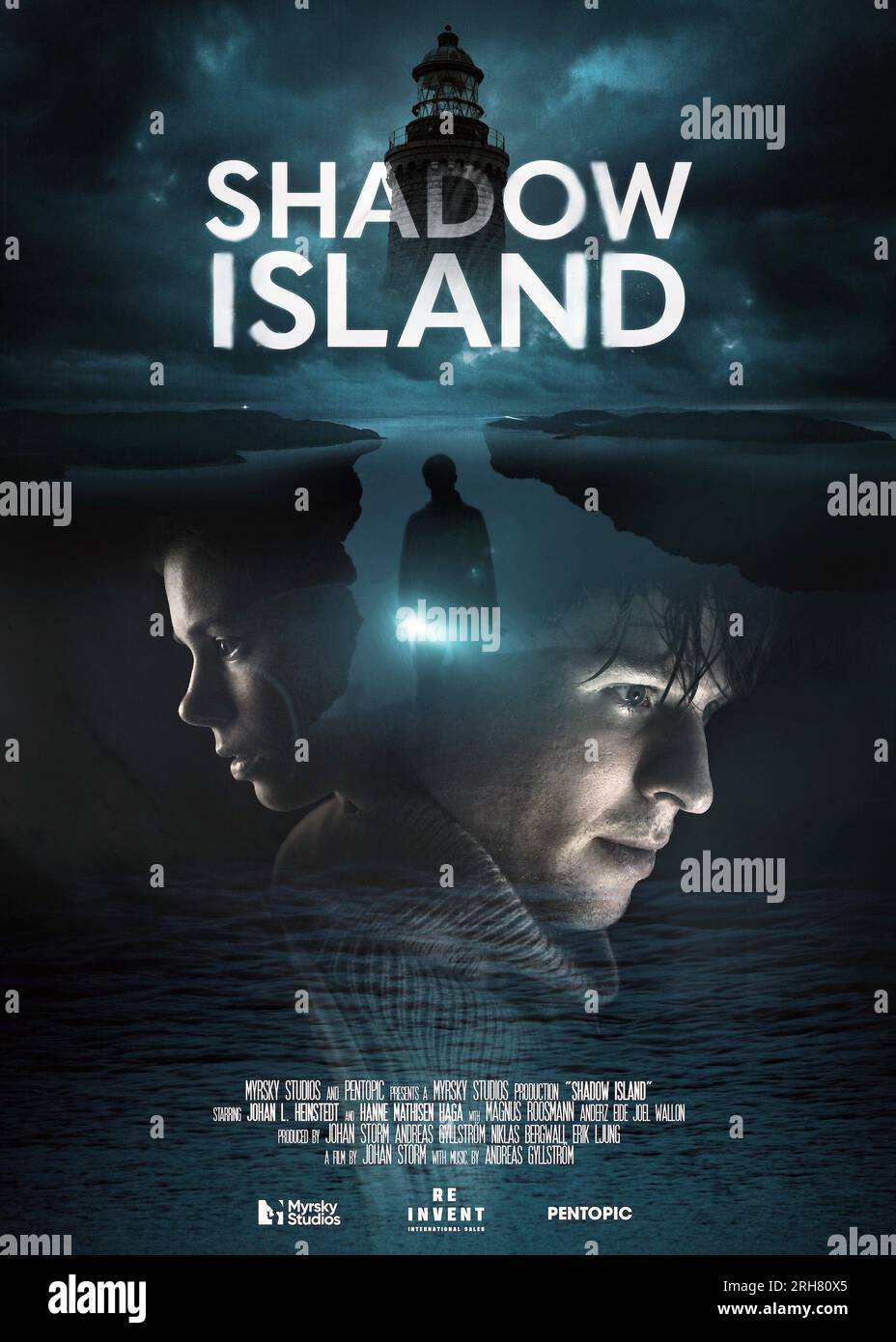 SHADOW ISLAND, poster, from left: Hanne Mathisen Haga, Johan L ...