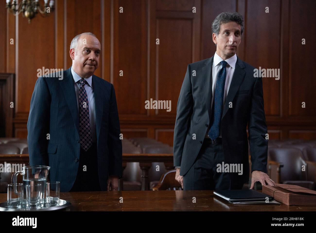 BILLIONS, from left: Paul Giamatti, Ben Shenkman, Tower of London ...