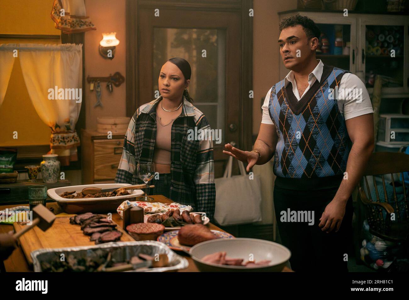 BLINDSPOTTING, from left: Jasmine Cephas Jones, Andrew Chappelle ...