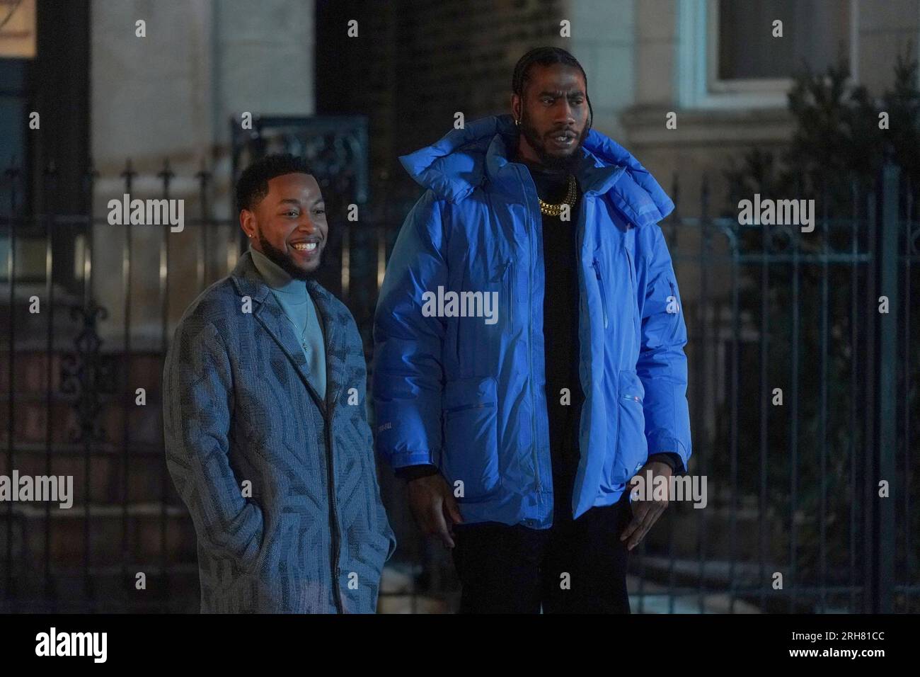 THE CHI, from left: Jacob Latimore, Iman Shumpert, New Chi City ...