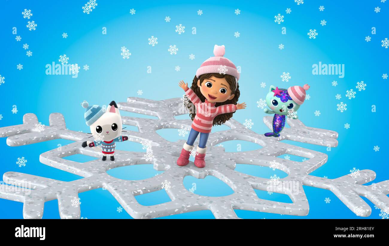 GABBY'S DOLLHOUSE, from left: Pandy Paws (voice: Tucker Chandler ...