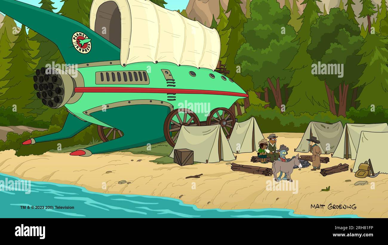 FUTURAMA, from left: Dwight Conrad (voice: Phil LaMarr), Hermes Conrad ...