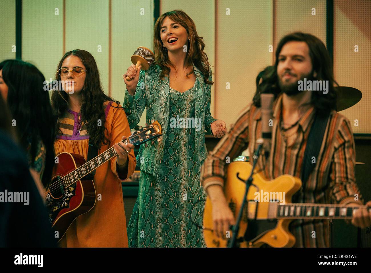 MINX, from left: Kelly Bergeron, Ophelia Lovibond, Guy Burnet, It's ...
