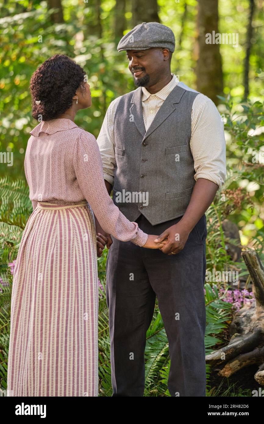 WHEN CALLS THE HEART, from left: Natasha Burnett, Viv Leacock, Hope ...