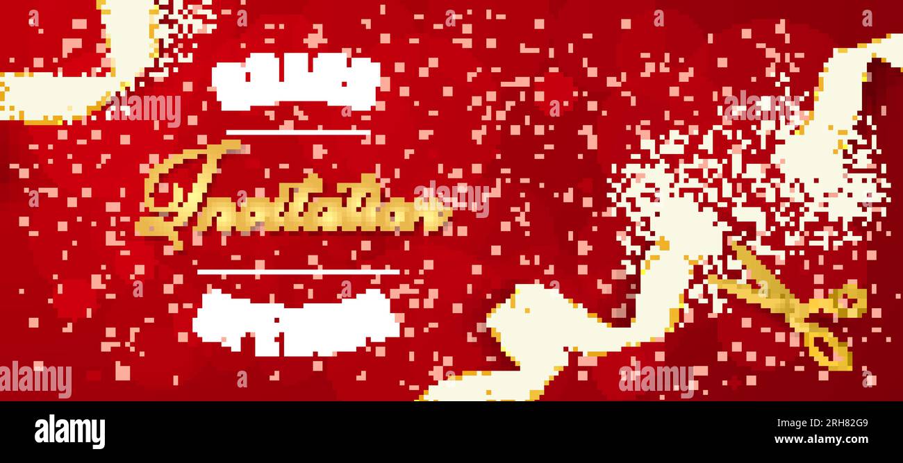 Grand Opening Invitation Lettering Stock Vector Image & Art - Alamy