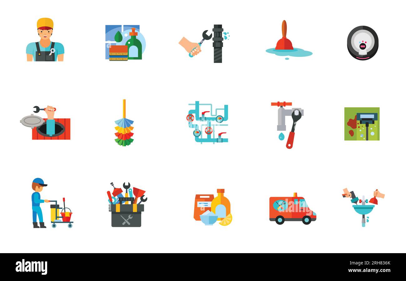 Person cleaning carpet Cut Out Stock Images & Pictures - Alamy