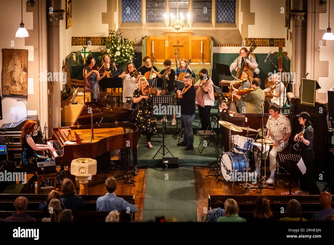 Edinburgh, Scotland. Mon 14 August 2023. Scottish artist Chrysanths ...