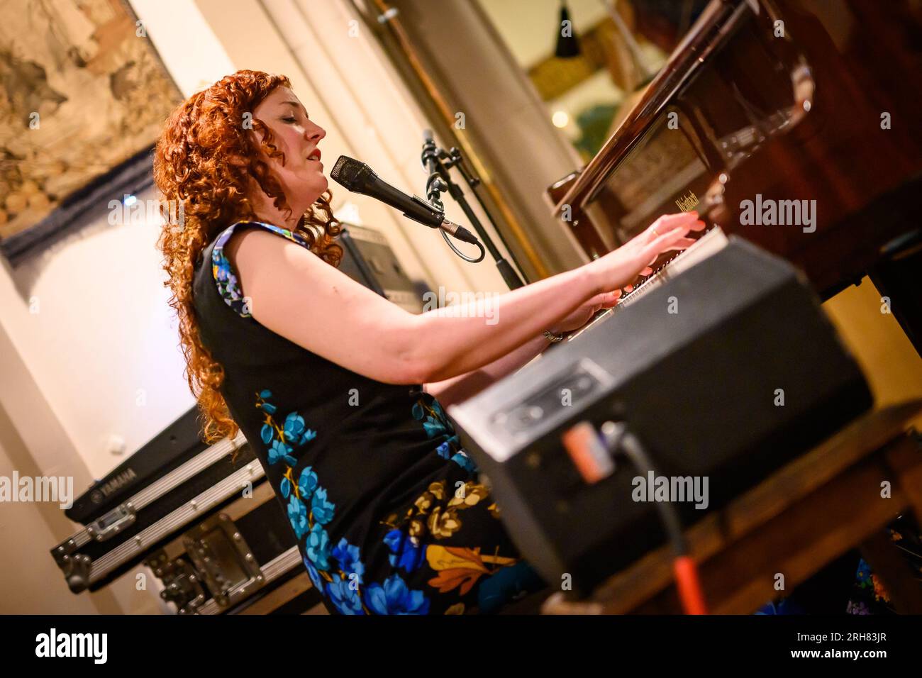 Edinburgh, Scotland. Mon 14 August 2023. Scottish artist Chrysanths ...