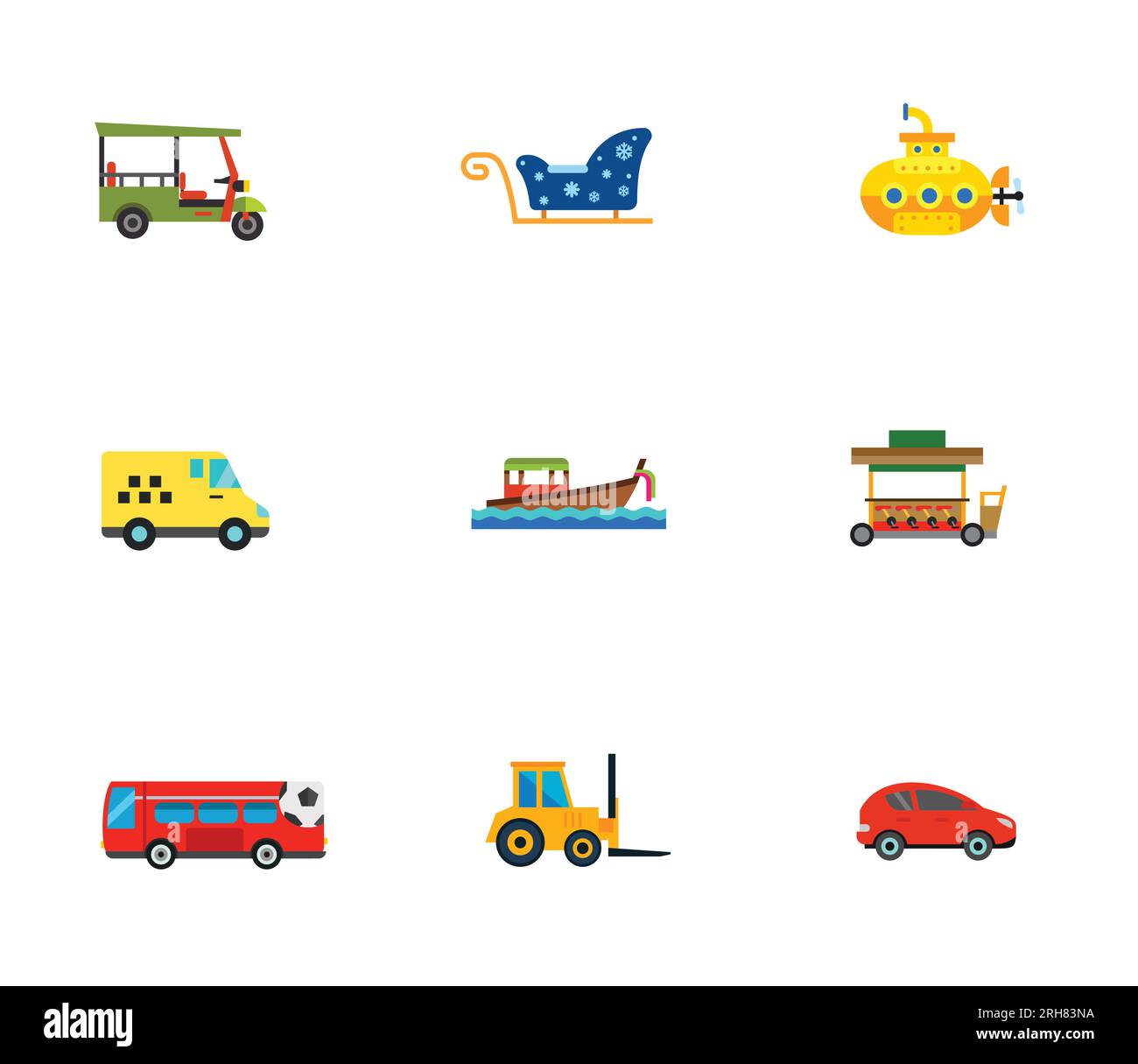Vehicle icon set Stock Vector Image & Art - Alamy