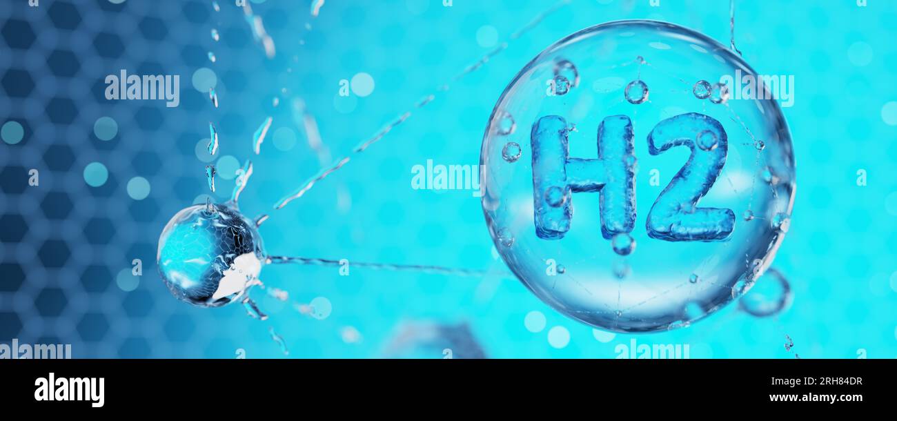 Images of hydrogen. Concept of a hydrogen fuel cell. Hydrogen as an ...