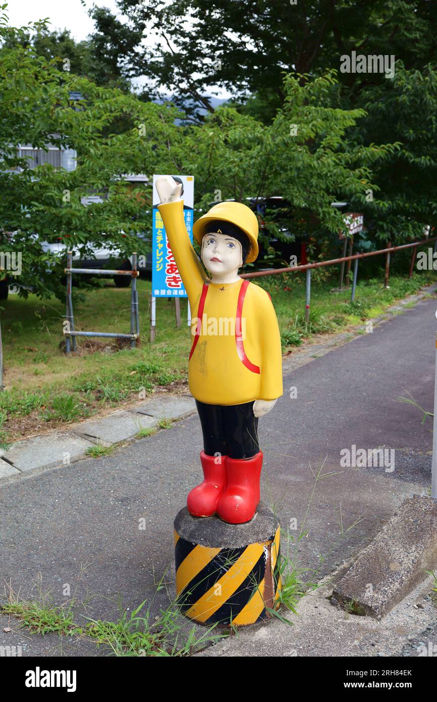 Yamagata City, Yamagata Prefecture, Japan, August 13, 2023.An old ...