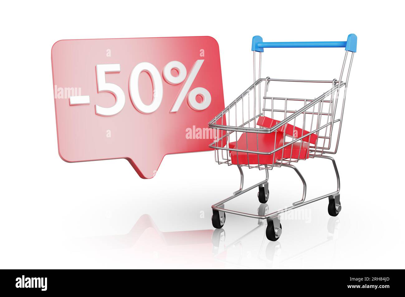 Shopping cart icon in cartoon hi-res stock photography and images - Alamy
