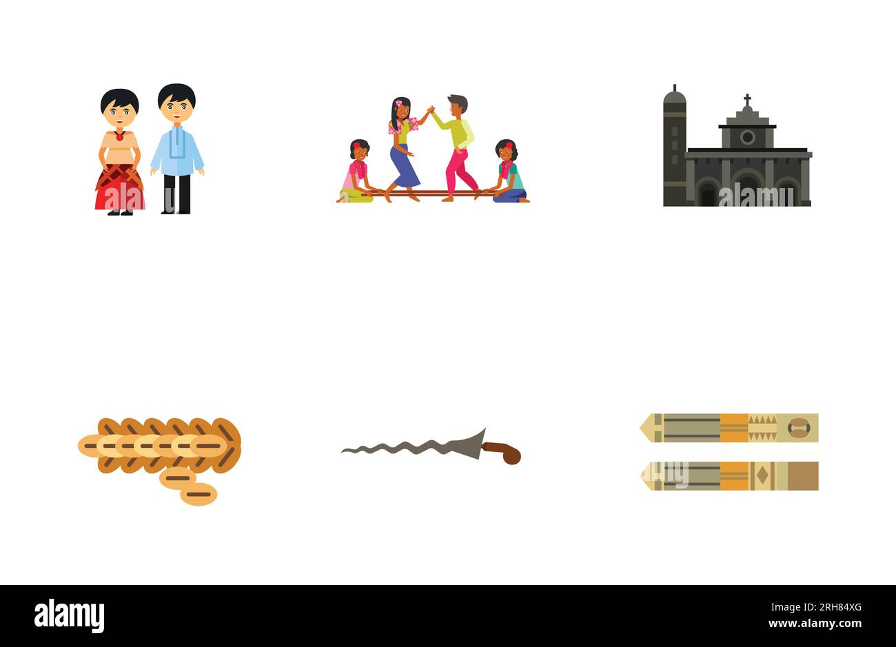 Philippines icon set Stock Vector Image & Art - Alamy