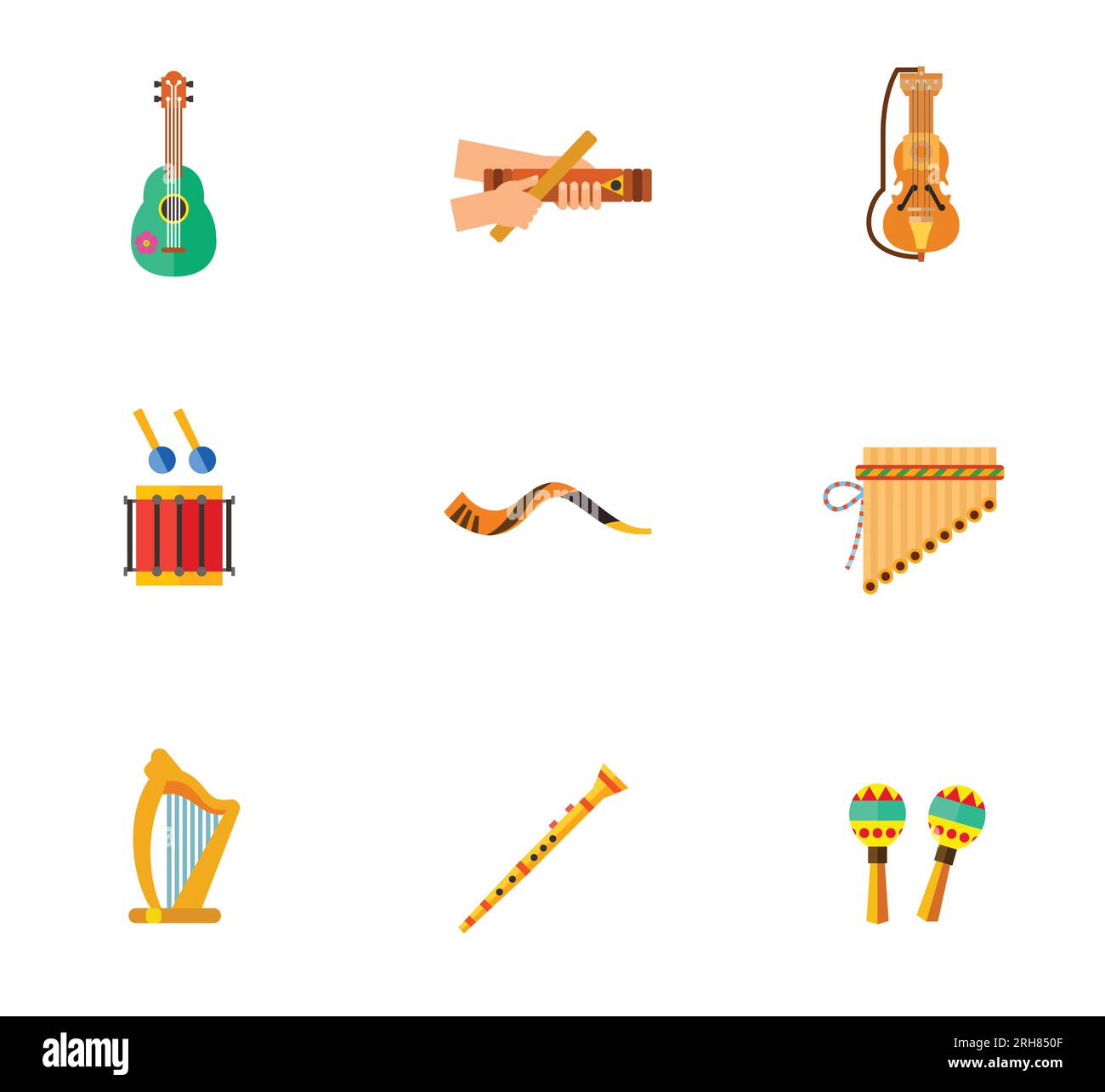 Musical instruments icon set Stock Vector Image & Art - Alamy