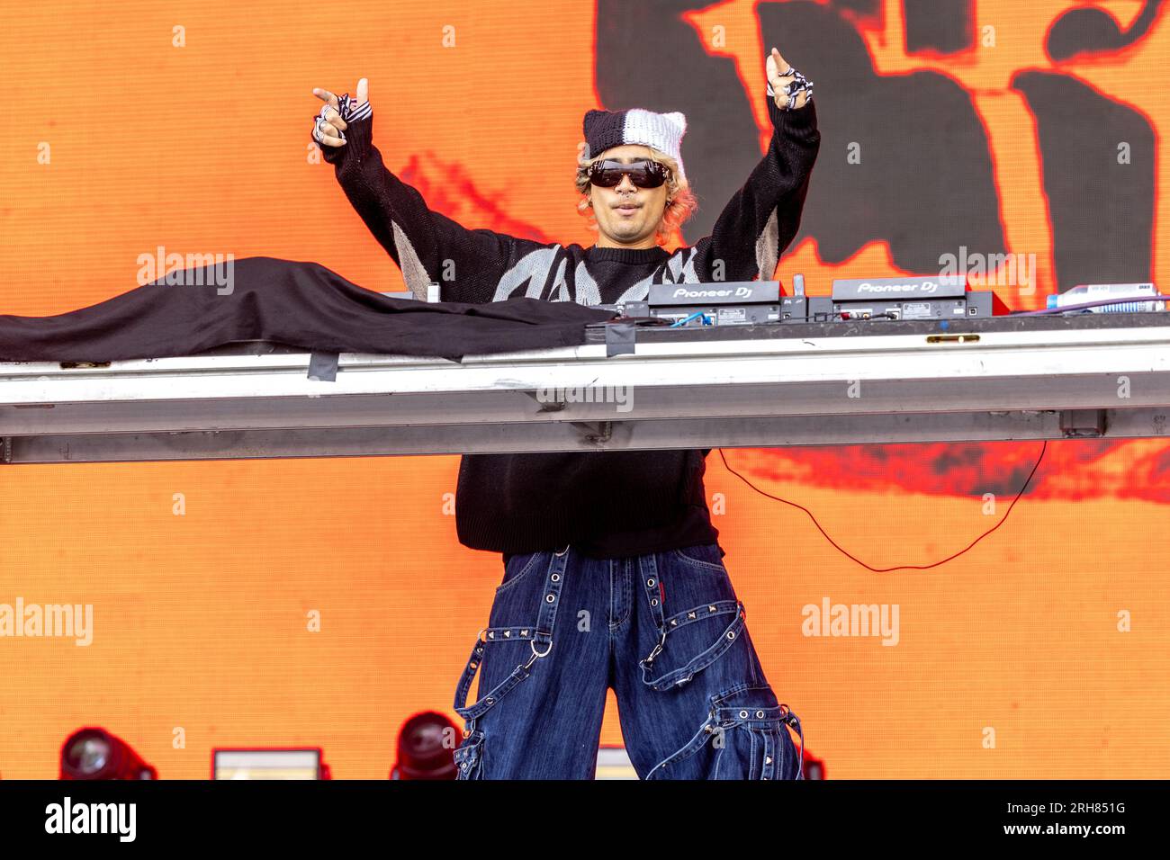 San Francisco, USA. 13th Aug, 2023. Electronic musician ISOxo (Julian ...