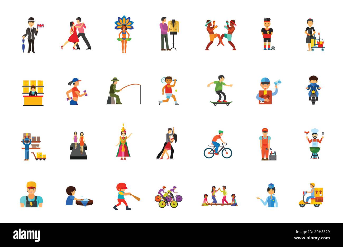 People icon set Stock Vector Image & Art - Alamy