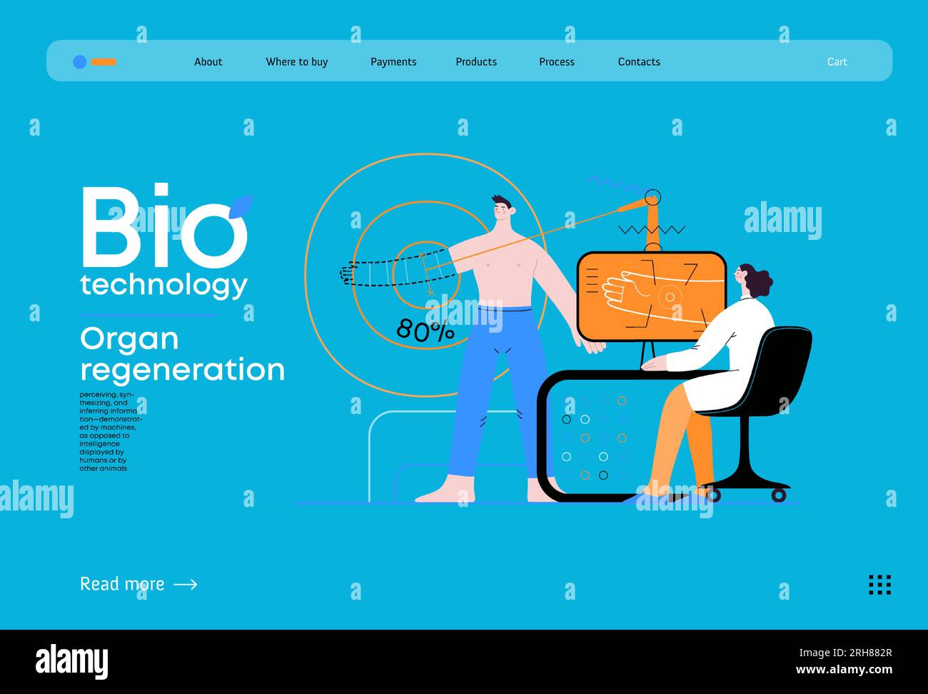 Regenerative biomedicine Stock Vector Images - Alamy