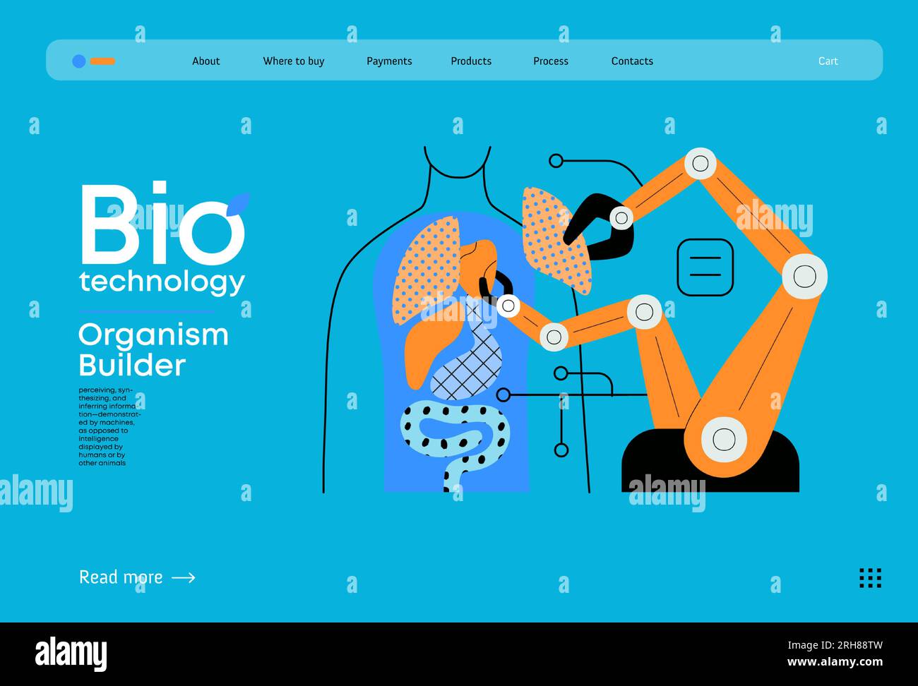 Biomedical model Stock Vector Images - Alamy