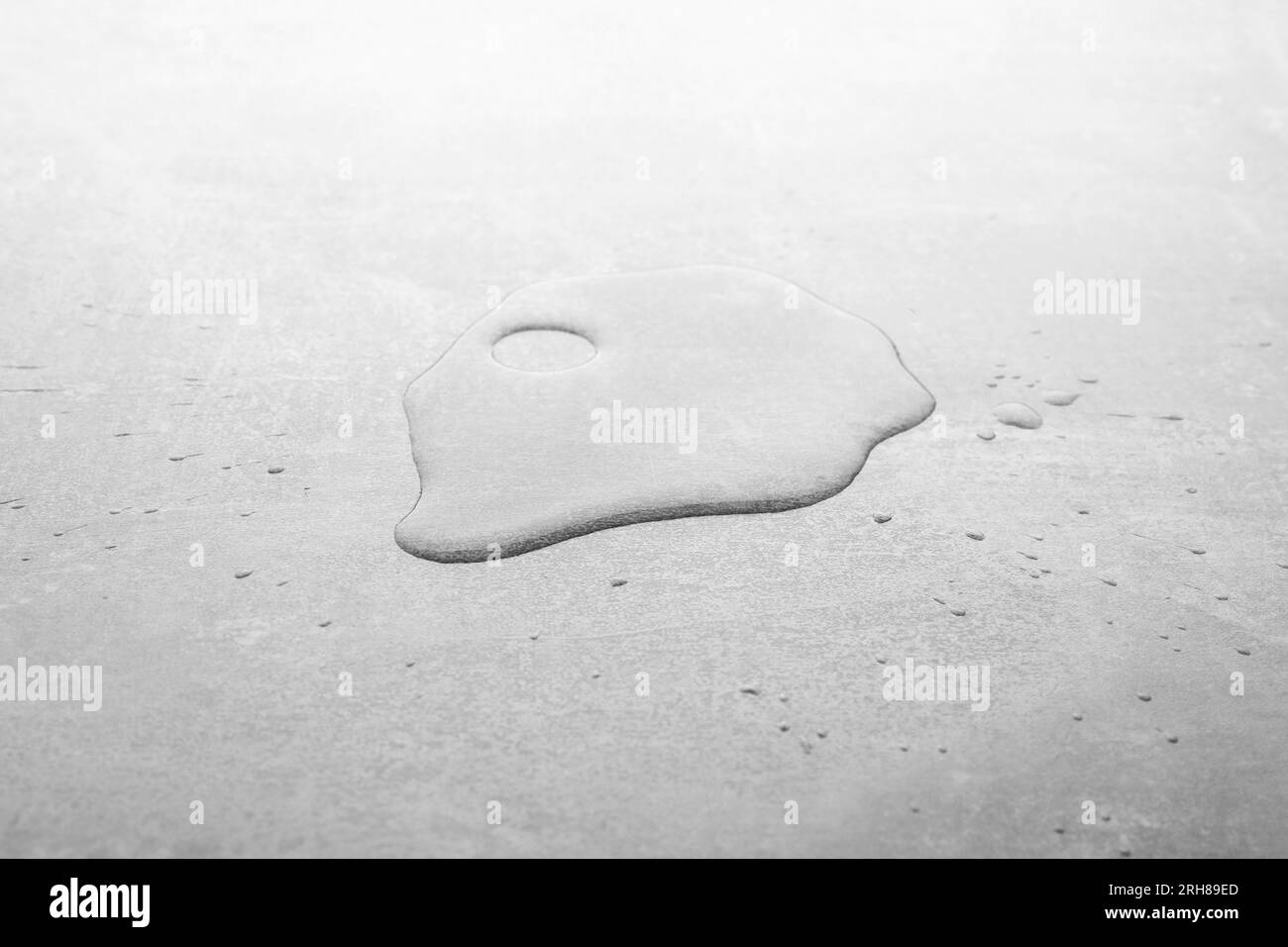Water spilled on floor Black and White Stock Photos & Images - Alamy