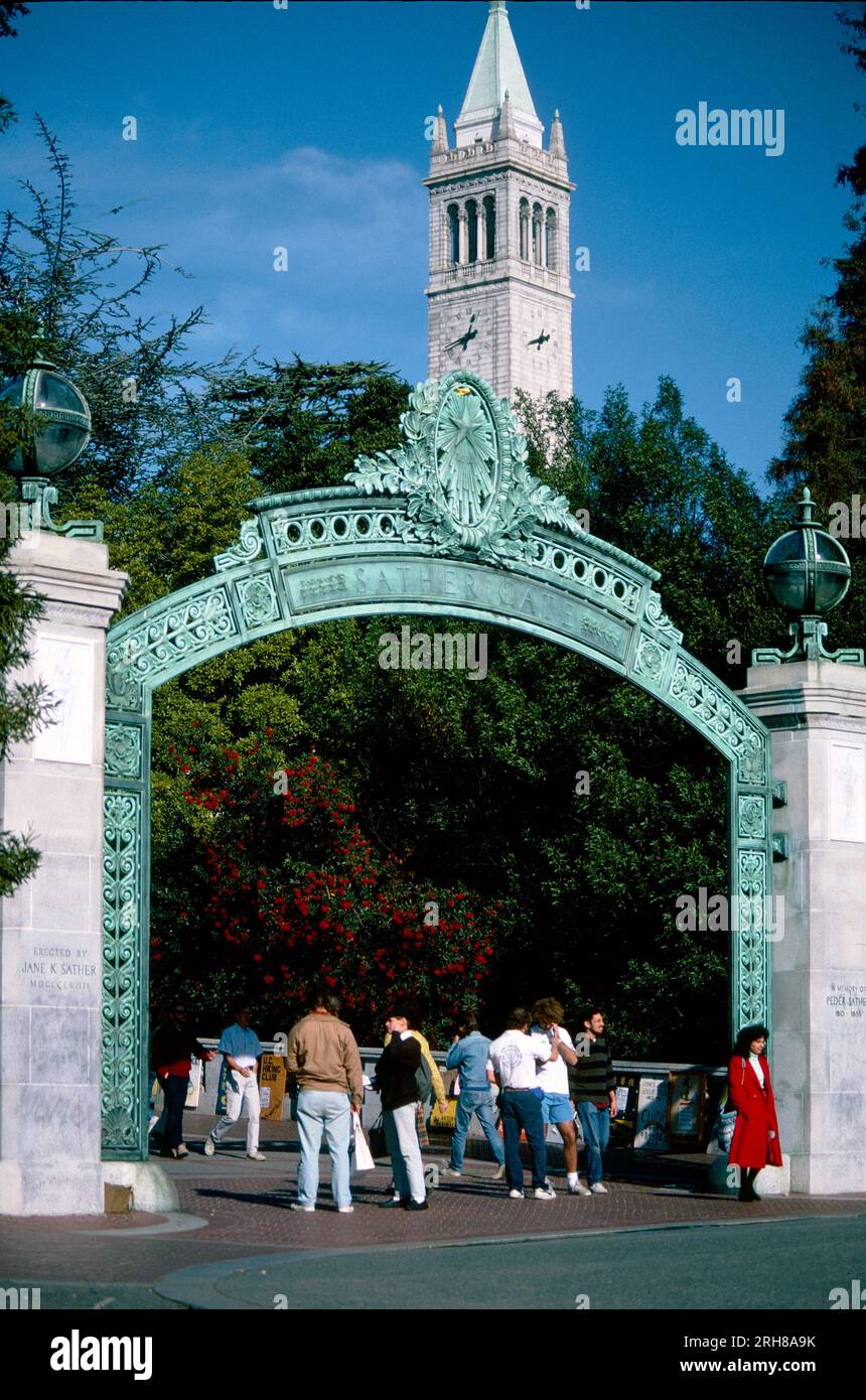 Sather gate entrance hi-res stock photography and images - Alamy