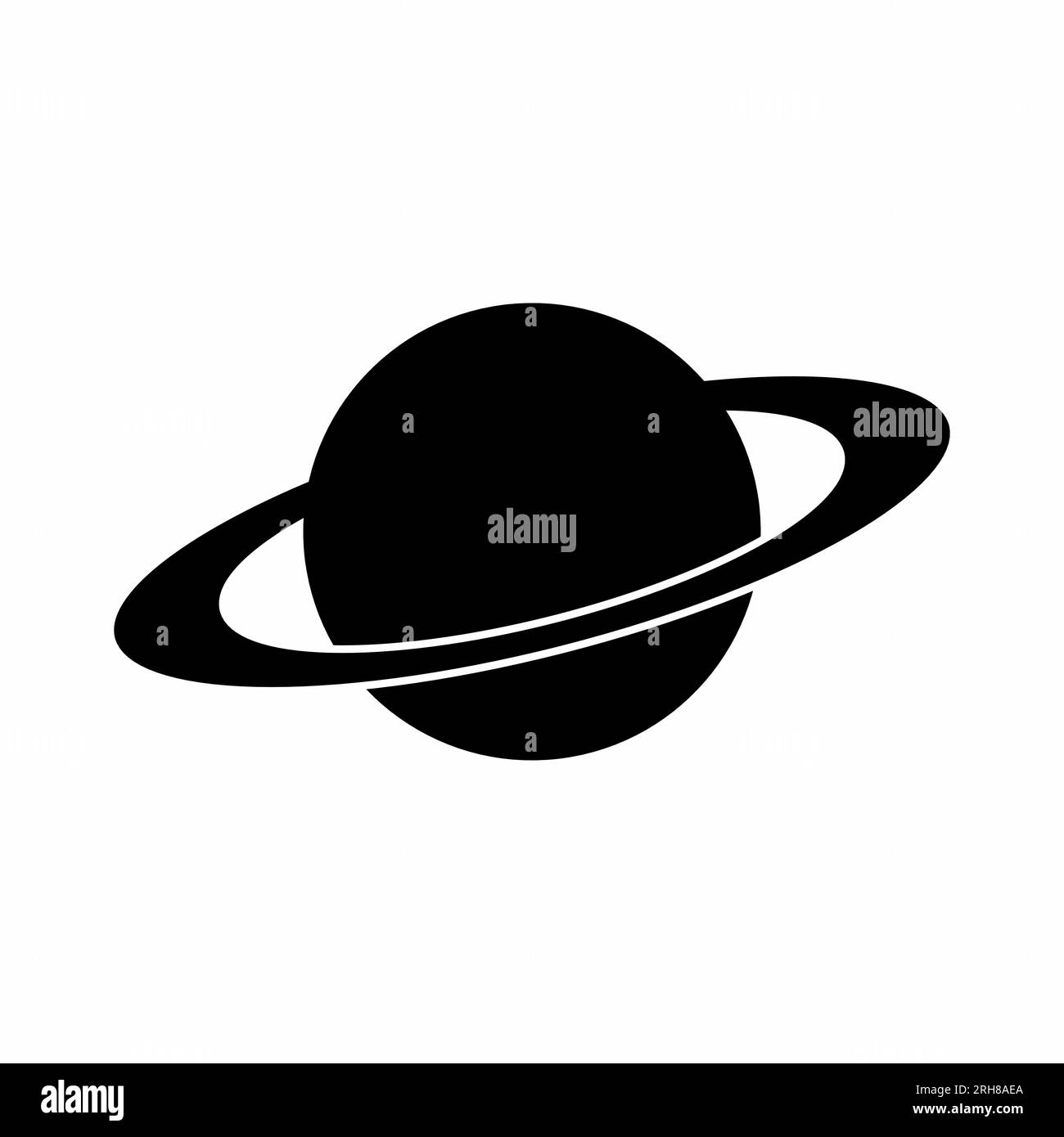 Black planet icon isolated on white background Stock Vector Image & Art ...