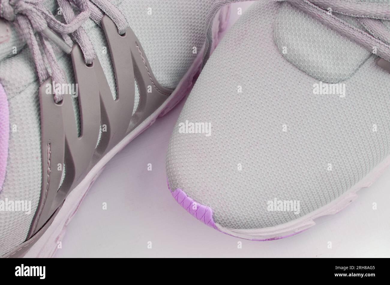 Close-up of running shoes with high level of detail, symbolizing ...