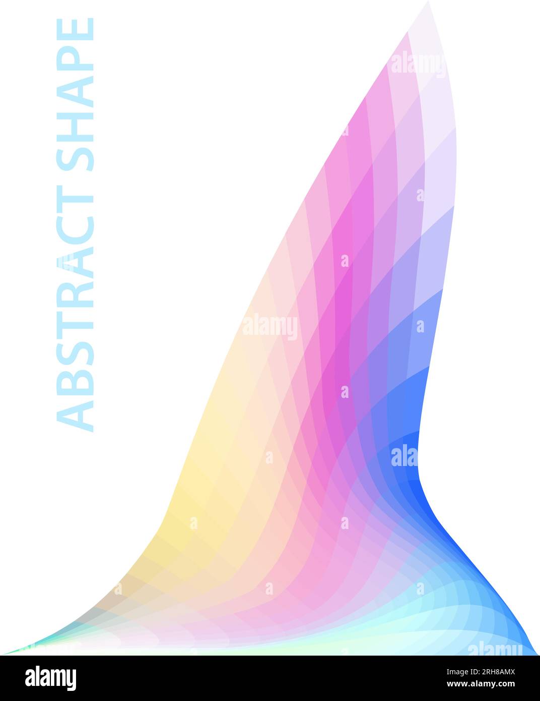 Sharp white curve abstract Stock Vector Images - Alamy