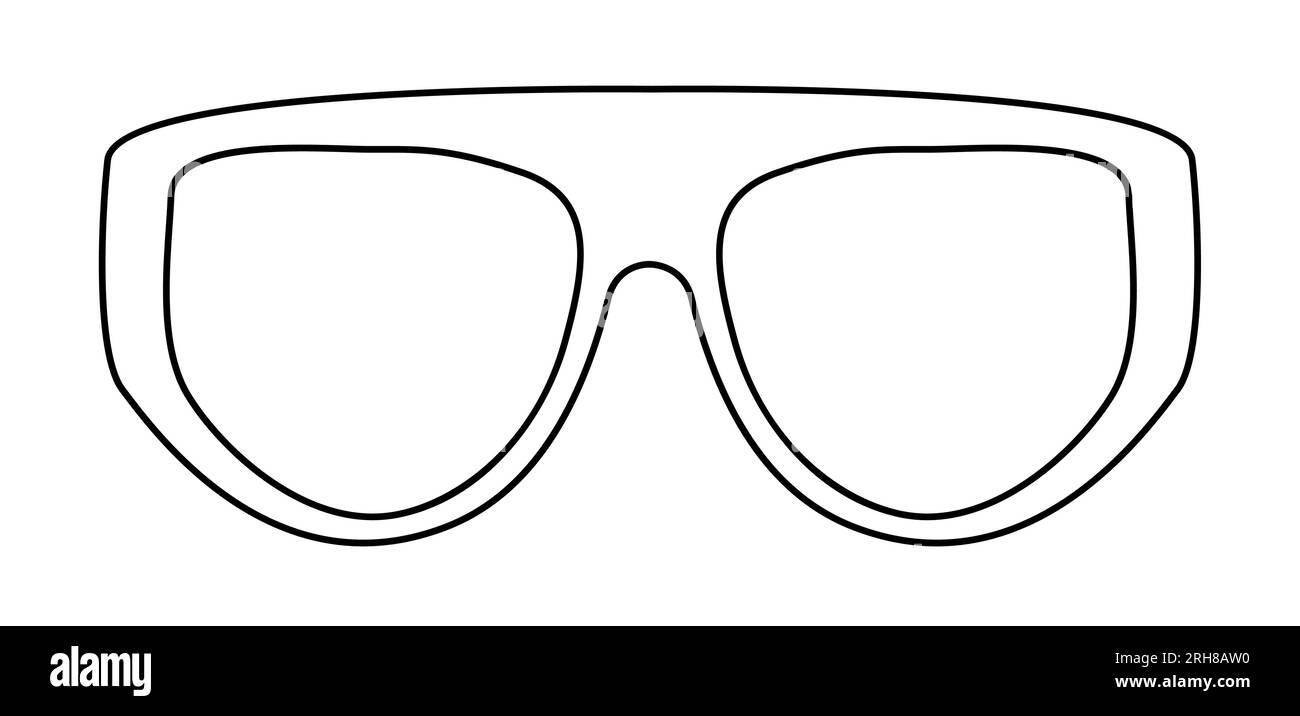 Wraparound glasses Stock Vector Images - Alamy