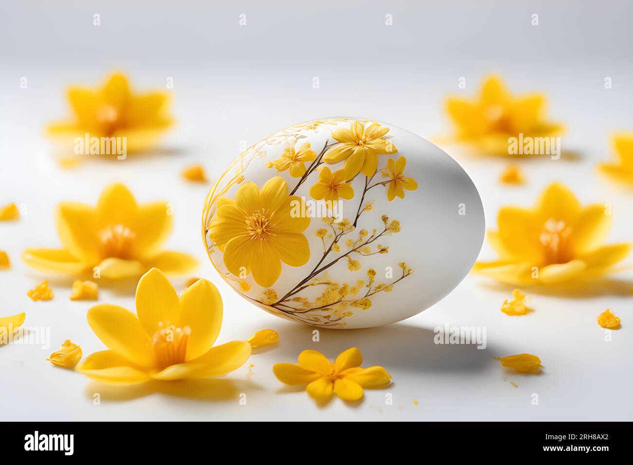 Bunch of yellow flowers Stock Vector Images - Alamy