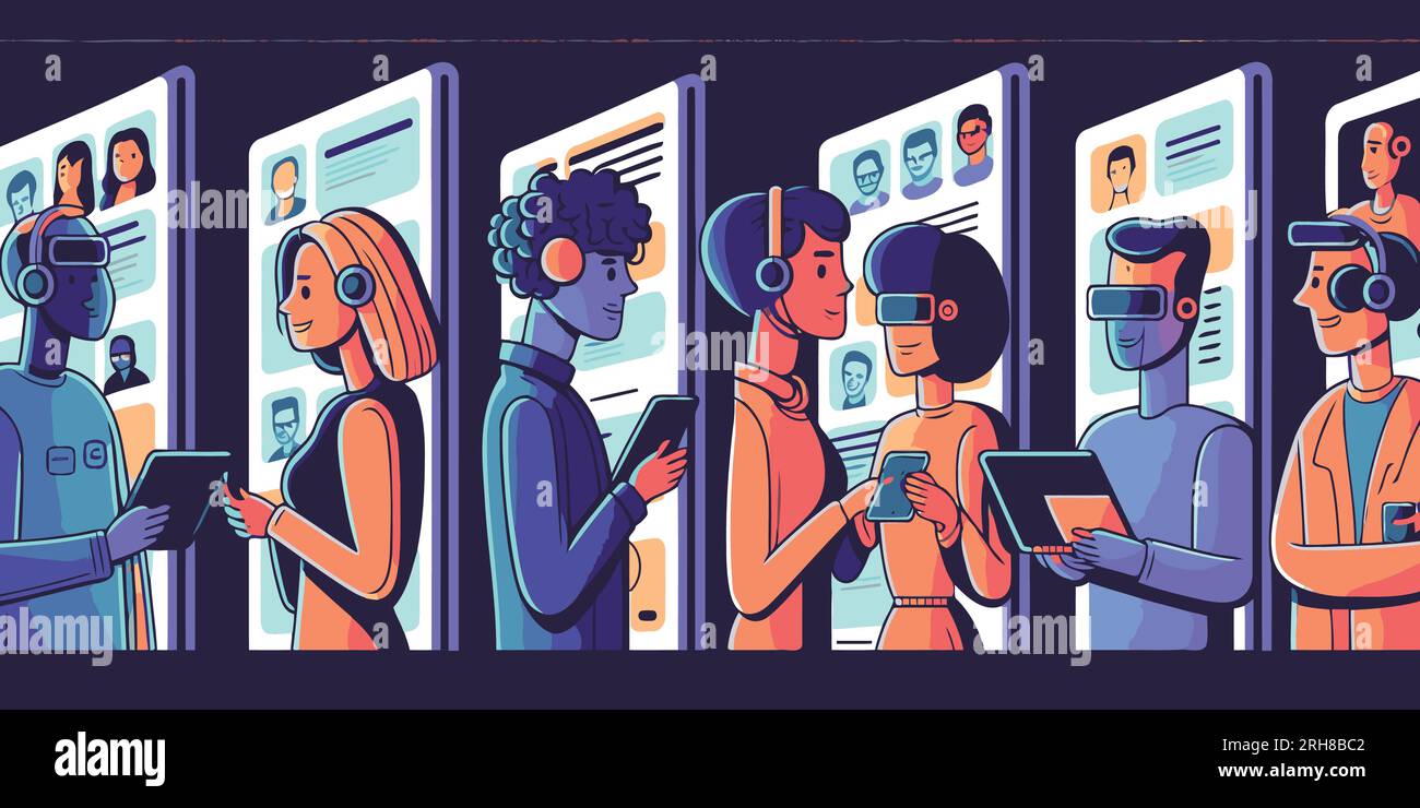 Diversity group of people zoom hi-res stock photography and images - Alamy