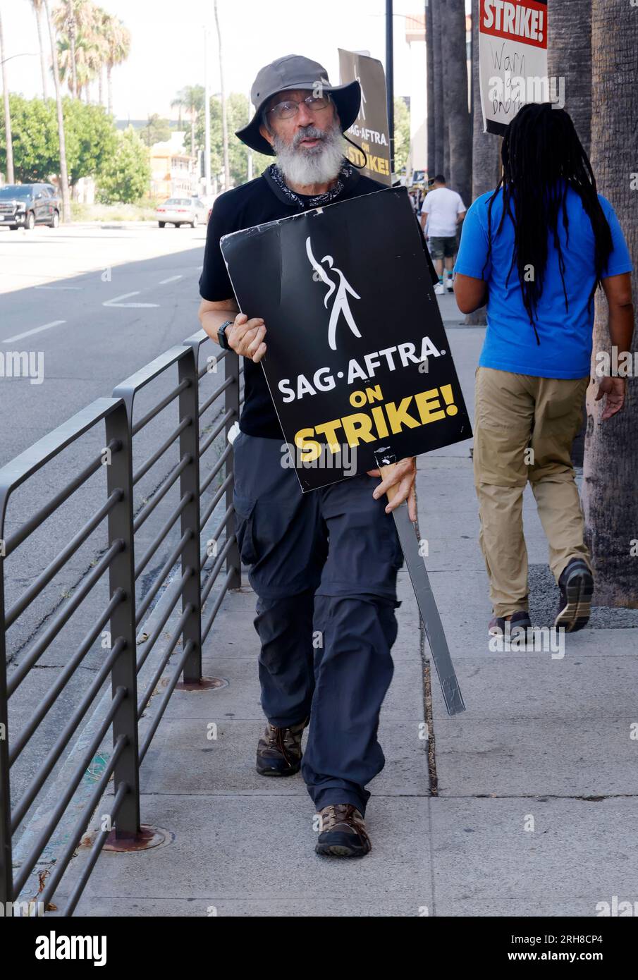 Burbank, California, USA. 14th Aug, 2023. Frank Collison. SAG AFTRA-WGA ...