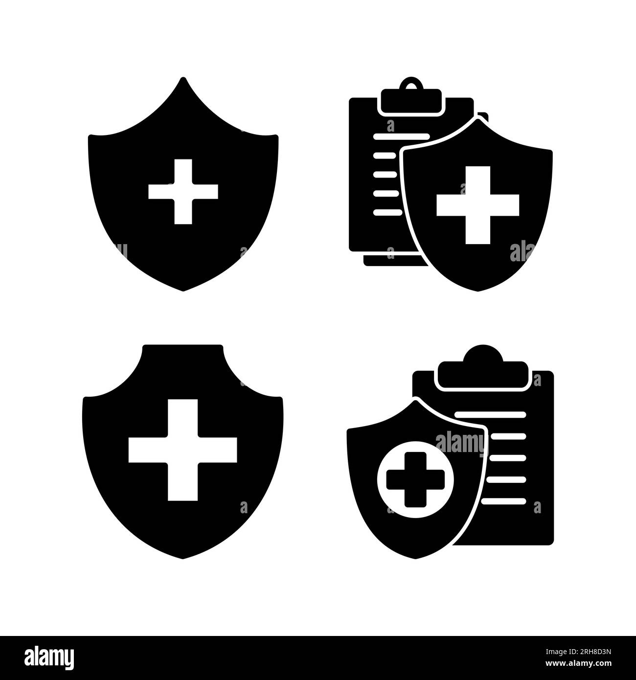 Health insurance icon vector. medical insurance icon Stock Vector Image ...