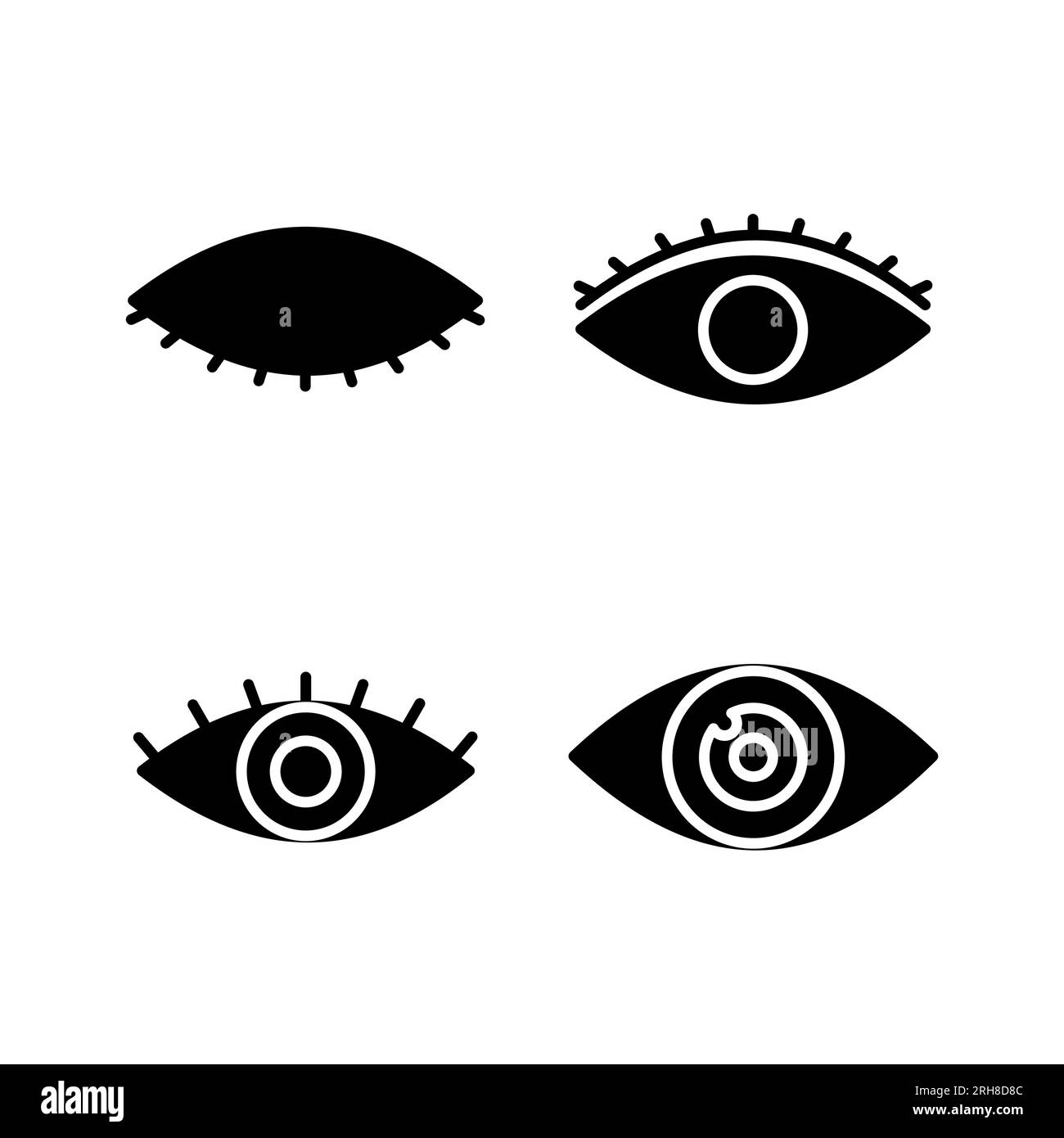 Eye icon. Look and Vision icon. Eye vector icon Stock Vector Image ...