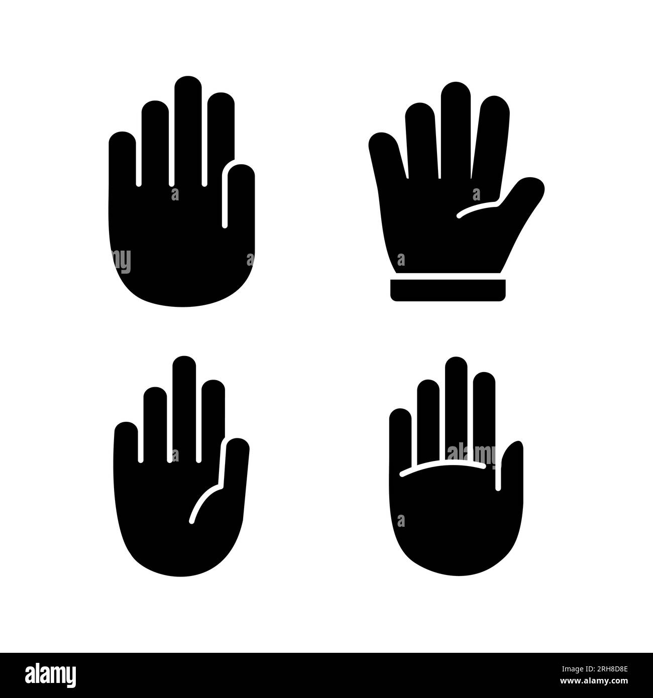 Hand icon vector. hand symbols. palm Stock Vector Image & Art - Alamy