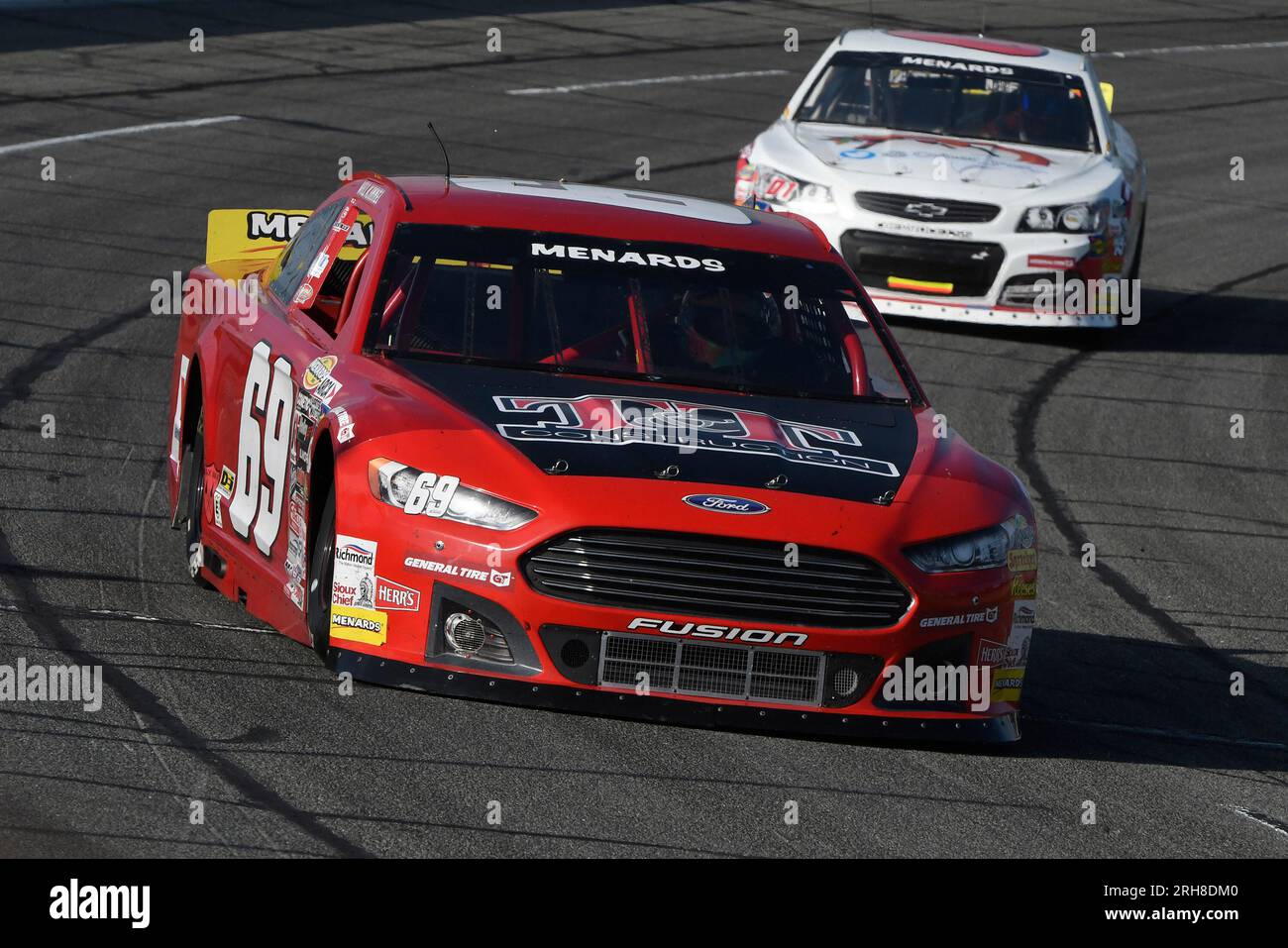 INDIANAPOLIS, IN - AUGUST 11: Mike Basham (69) Billy Kimmel Ford Fusion ...