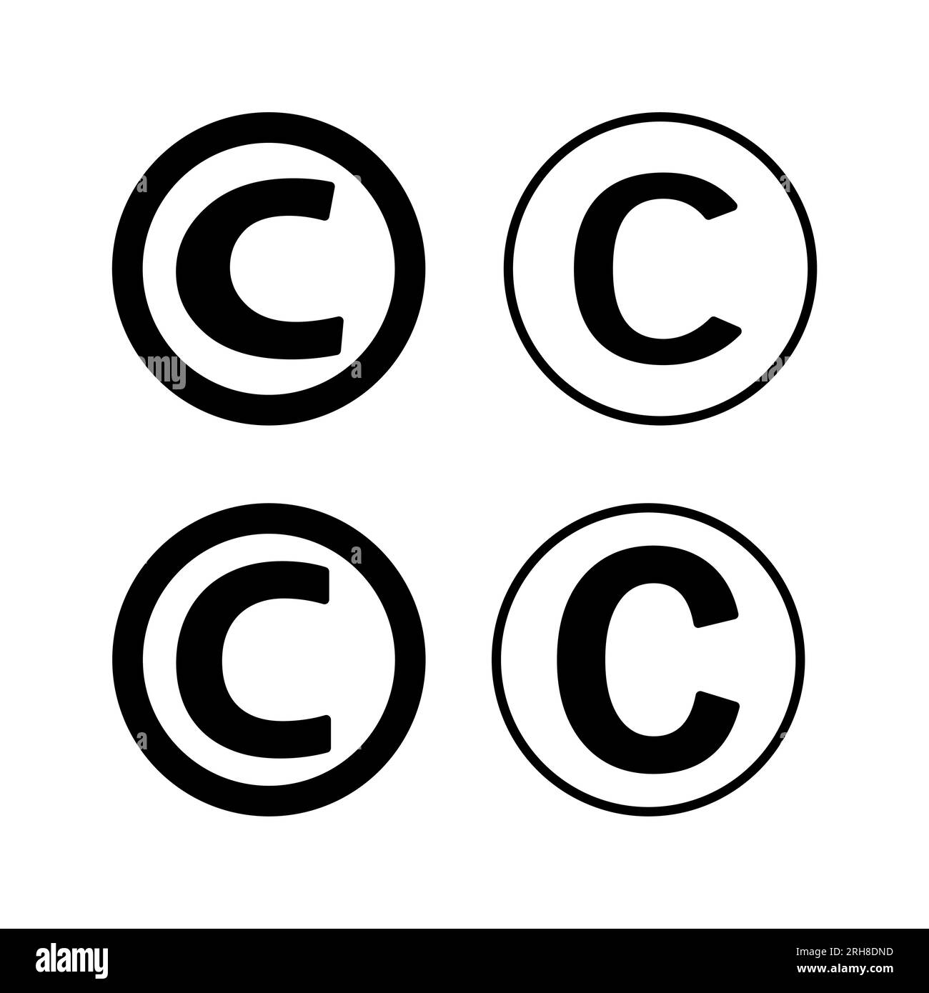 Copyright icon vector. copyright symbol Stock Vector Image & Art - Alamy