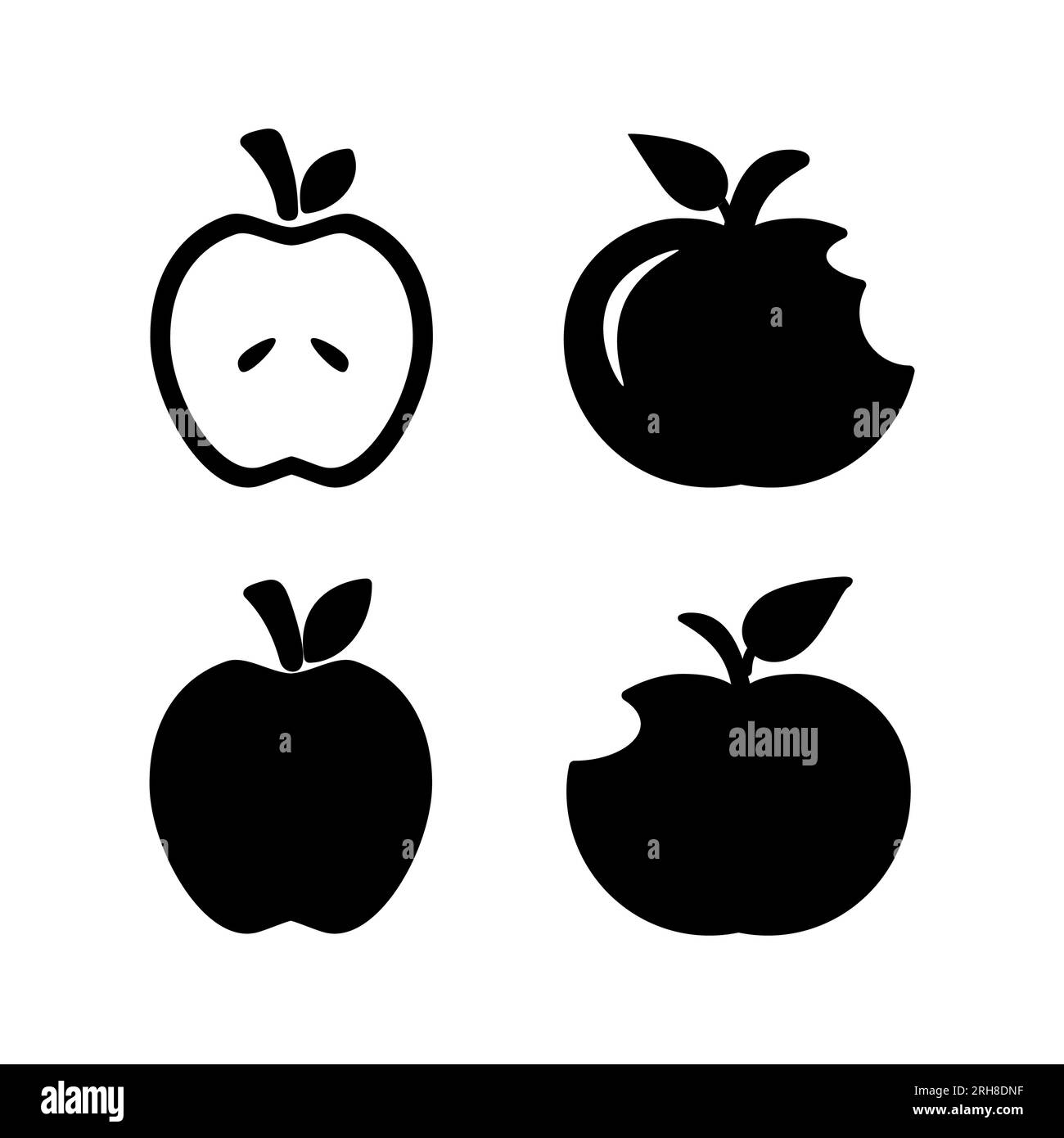 Apple icon vector. apple symbol Stock Vector Image & Art - Alamy