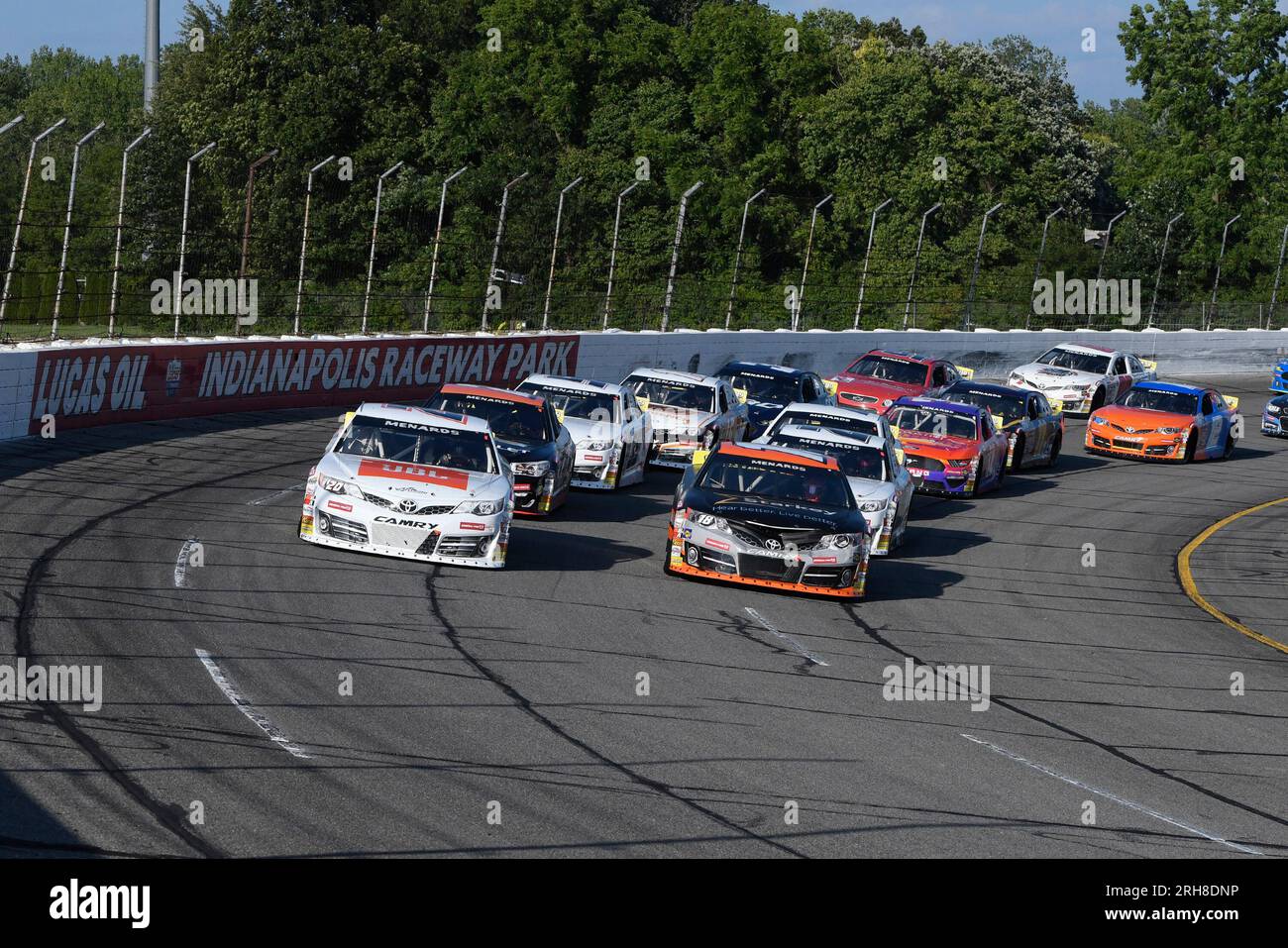 INDIANAPOLIS, IN - AUGUST 11: Race leader Jesse Love (20) Venturini ...