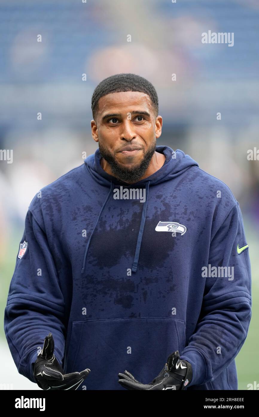 Seattle Seahawks linebacker Bobby Wagner (54) looks on before an NFL ...