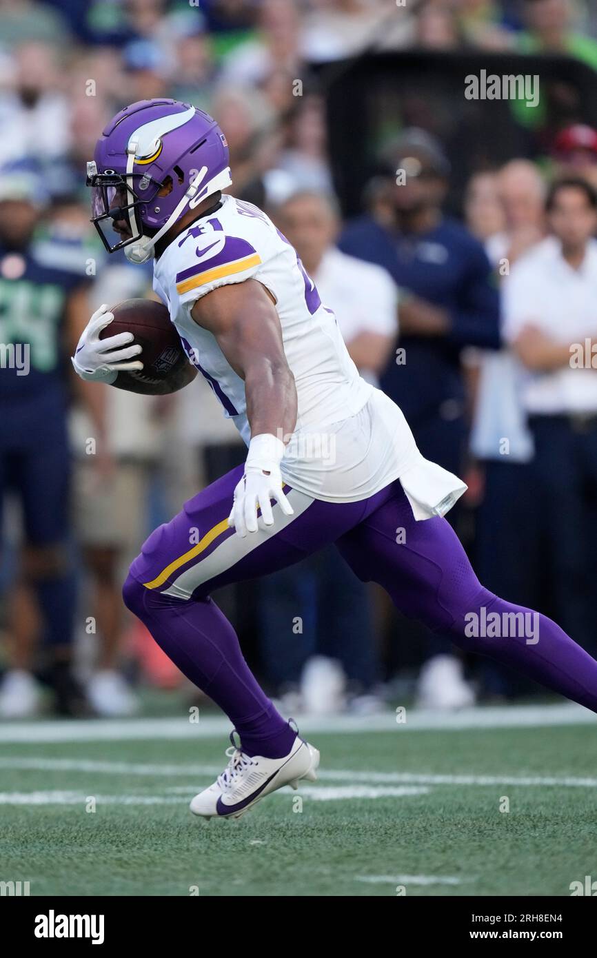 Minnesota Vikings running back Abram Smith (41) runs down the field ...