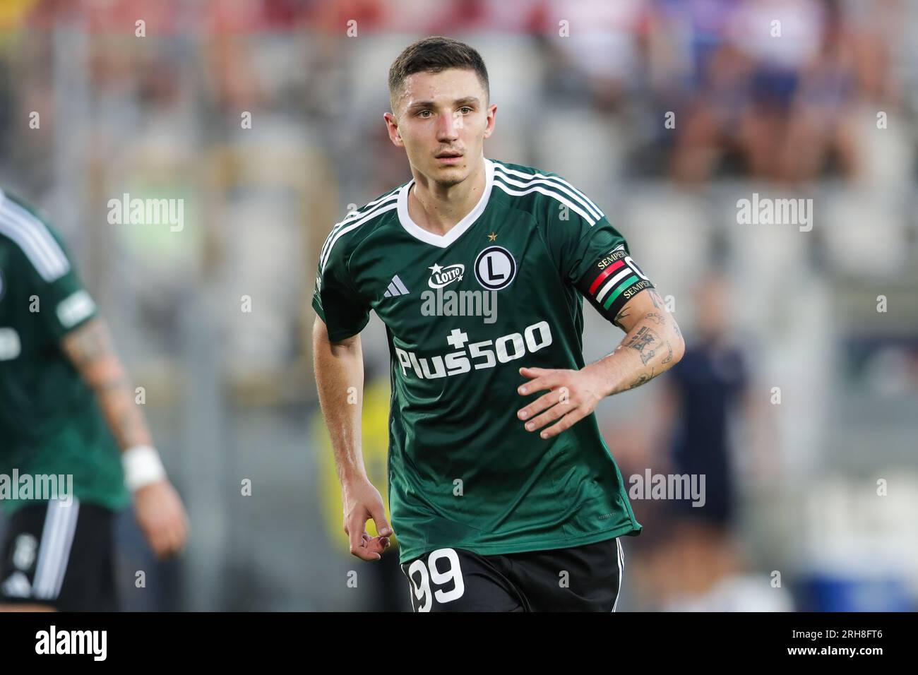 Krakow, Poland. 13th Aug, 2023. Bartosz Slisz of Legia Warszawa seen ...