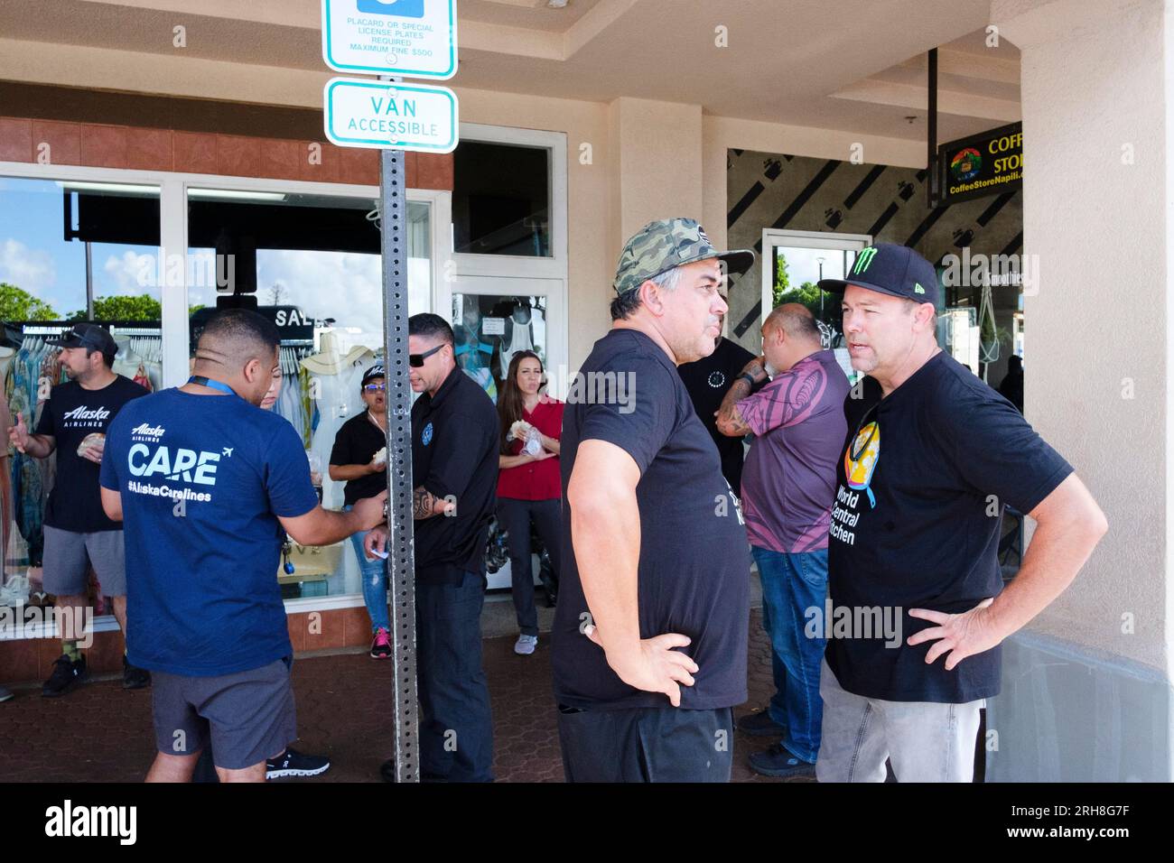 Lahaina, Hawaii, USA. 13th Aug, 2023. GREG SHEPHERD and KELII HEEN ...