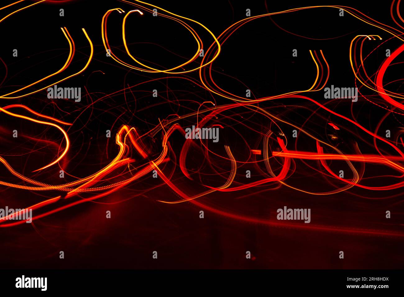 Long exposure, light painting photography, multi color swirl effect ...