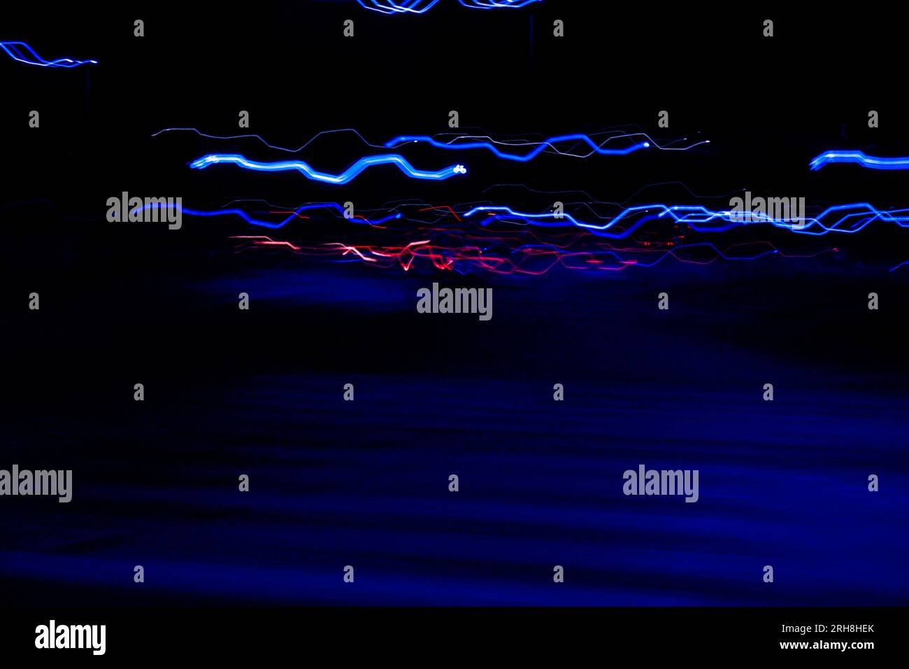 Long exposure, light painting photography, multi color swirl effect ...