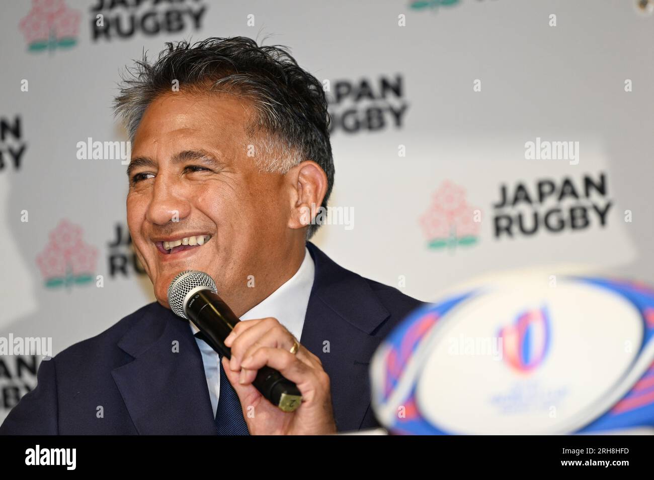 Tokyo, Japan. Credit: MATSUO. 15th Aug, 2023. Jamie Joseph head coach ...