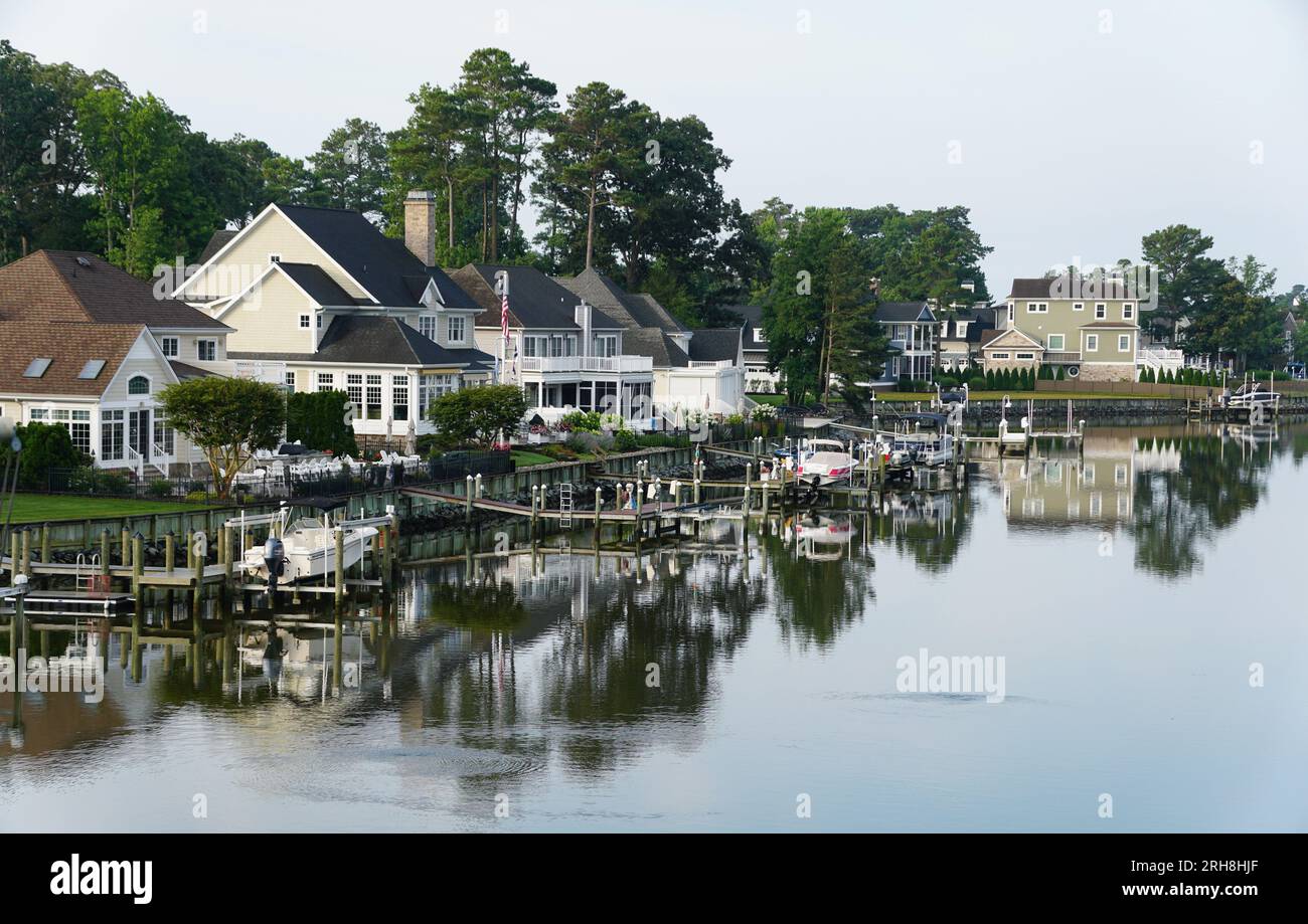 Rehoboth Beach, Delaware, U.S.A - July 8, 2023 - The view of the luxury ...