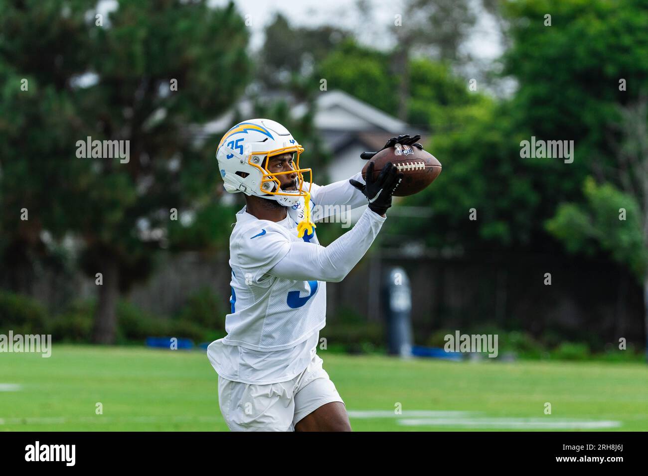 Costa Mesa, California, USA. 14th Aug, 2023. Los Angeles Chargers wide ...