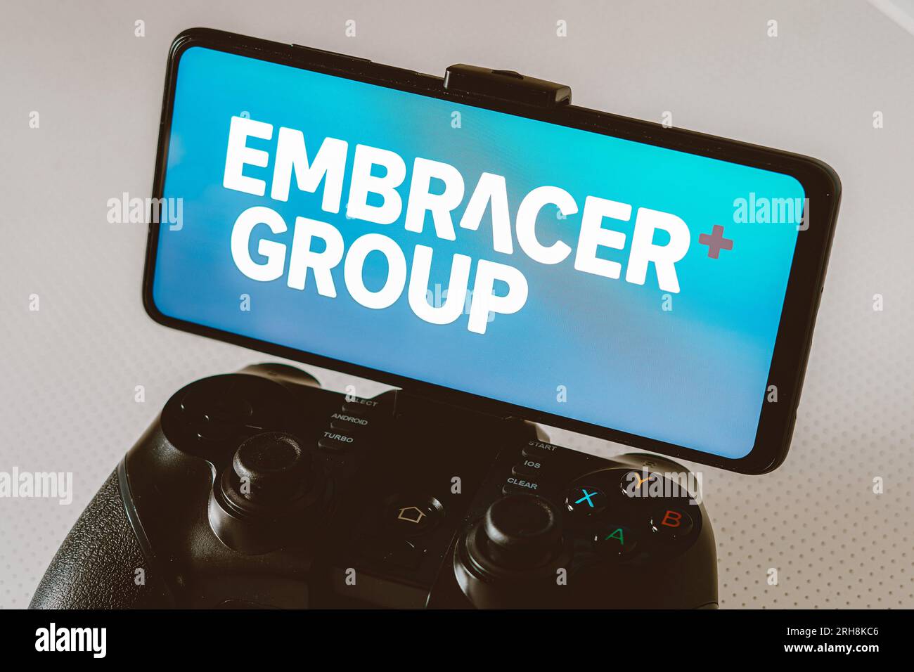 Embracer logo hi-res stock photography and images - Alamy